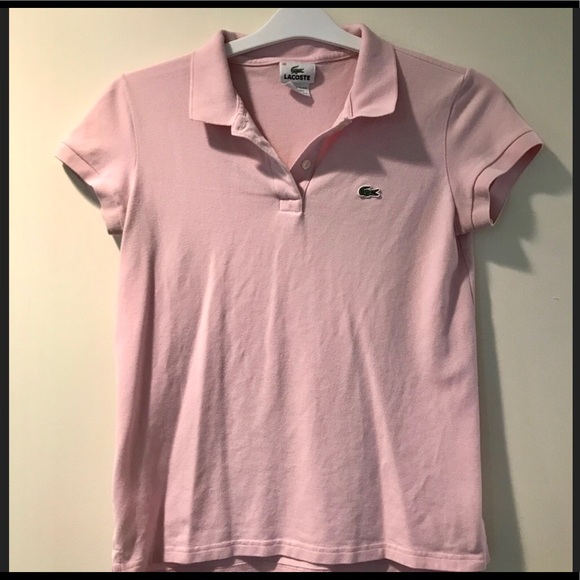 Lacoste | Tops | Lacoste Light Pink Womens Polo | Poshmark